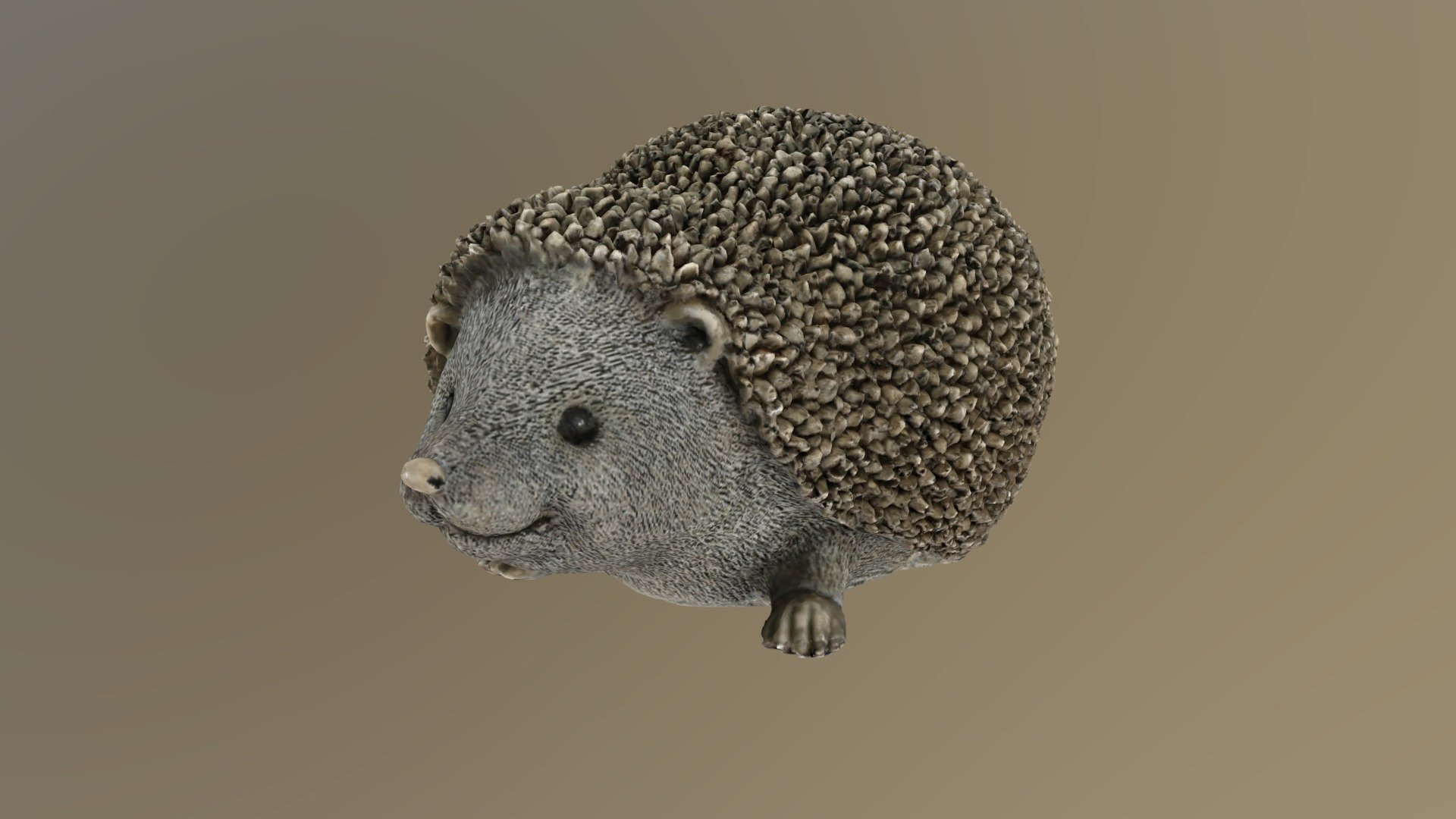 Hedgehog brown (3D-Scan) - Download Free 3D model by Pholution [3a659df ...