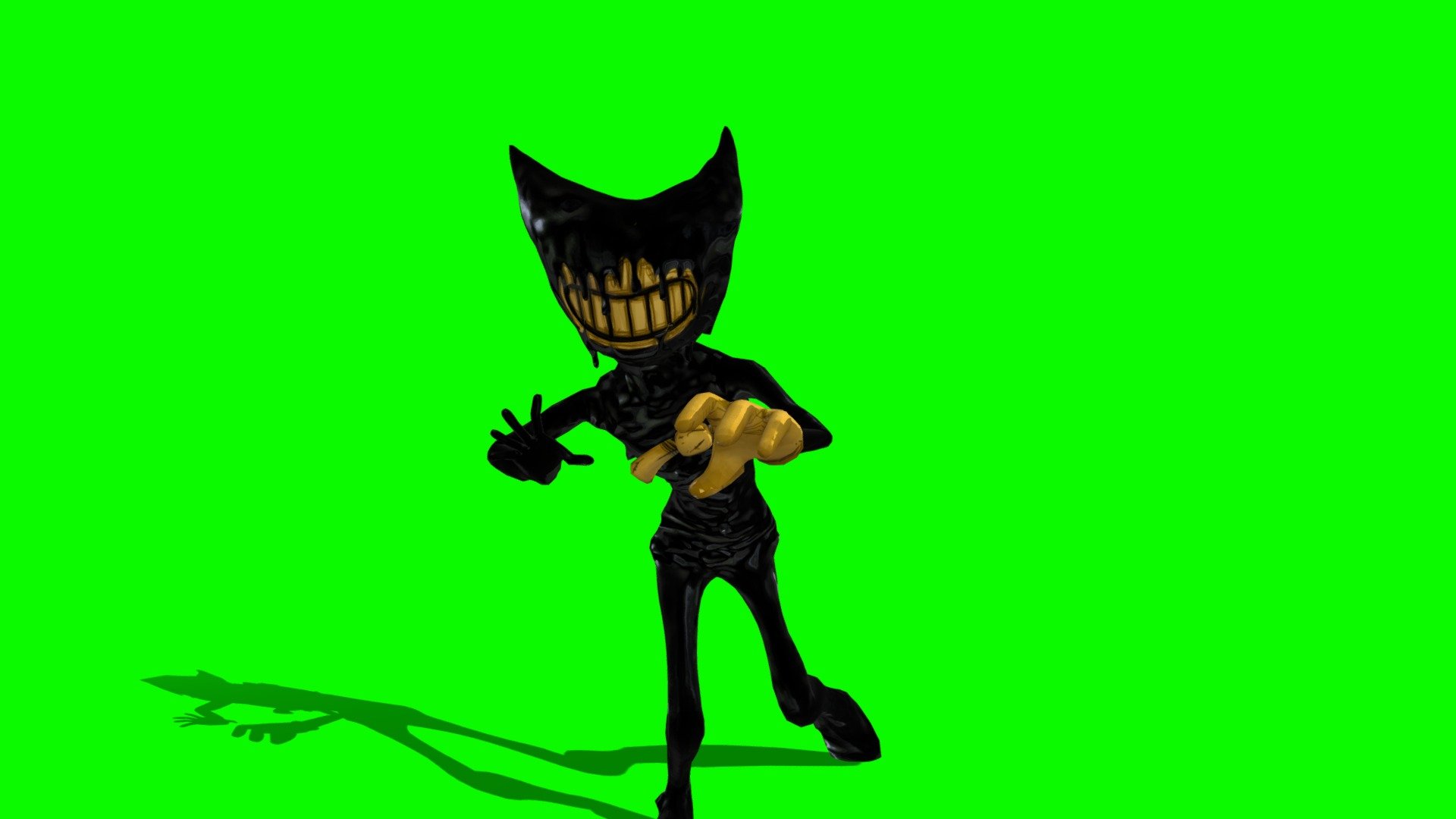 Ink Demon - Bendy And The Ink machine 1 Rig - Download Free 3D model by ...