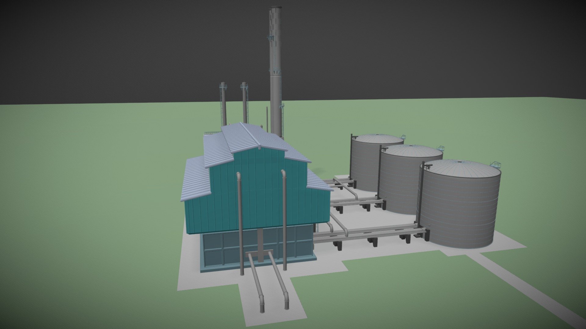 Model_refinery - 3D model by dnaerospace [3a683cf] - Sketchfab