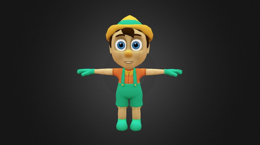 Pinocchio - 3D model by peaksel [3a69896] - Sketchfab