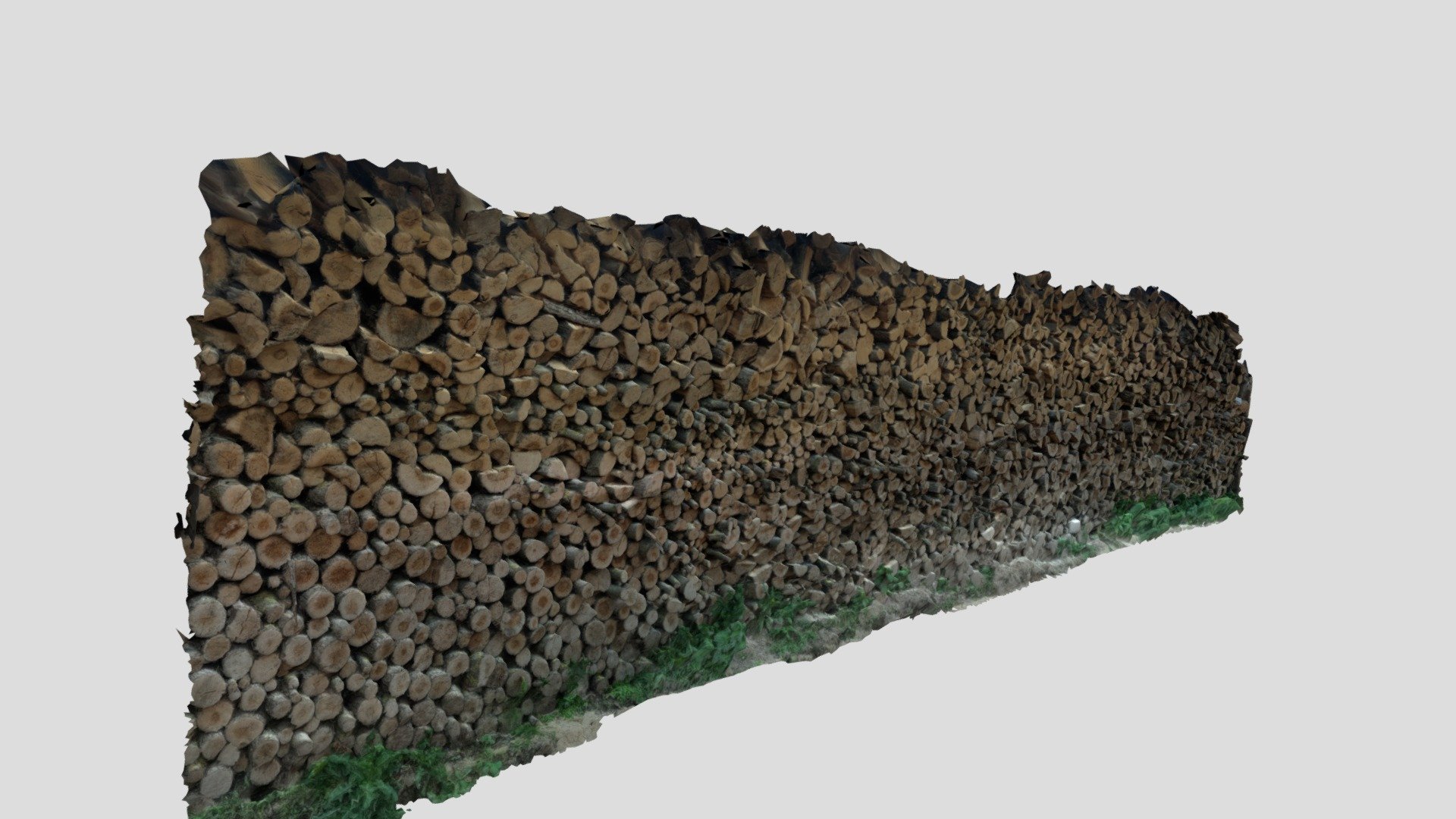 Wall Full Of Logs - Download Free 3D model by Mate (@mateuszmalyszko ...