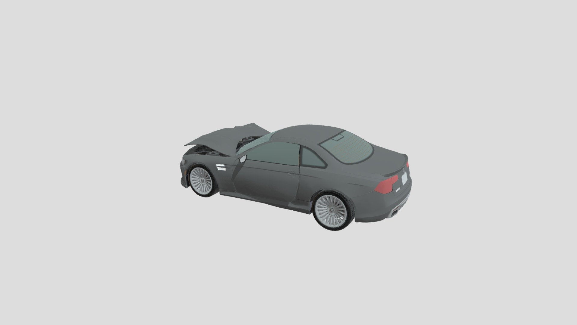 Crashed sedan - Download Free 3D model by akhikavi7 [3a6c92c] - Sketchfab