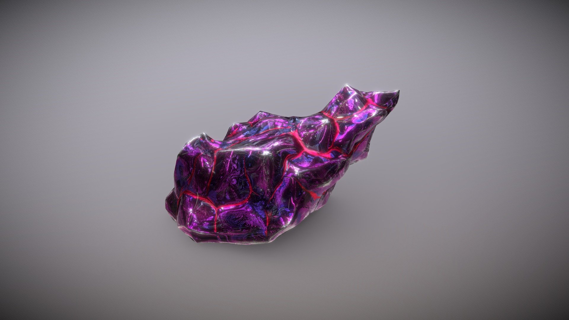 A space rock from another galaxy. Low poly. - 3D model by PatrykŚw ...