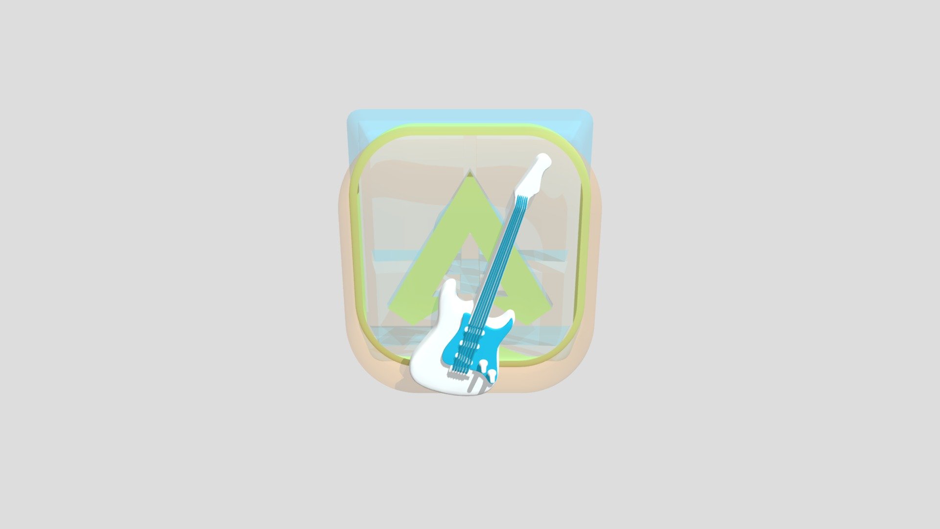 Costum Keycap electric Guitar - Download Free 3D model by karthicka ...