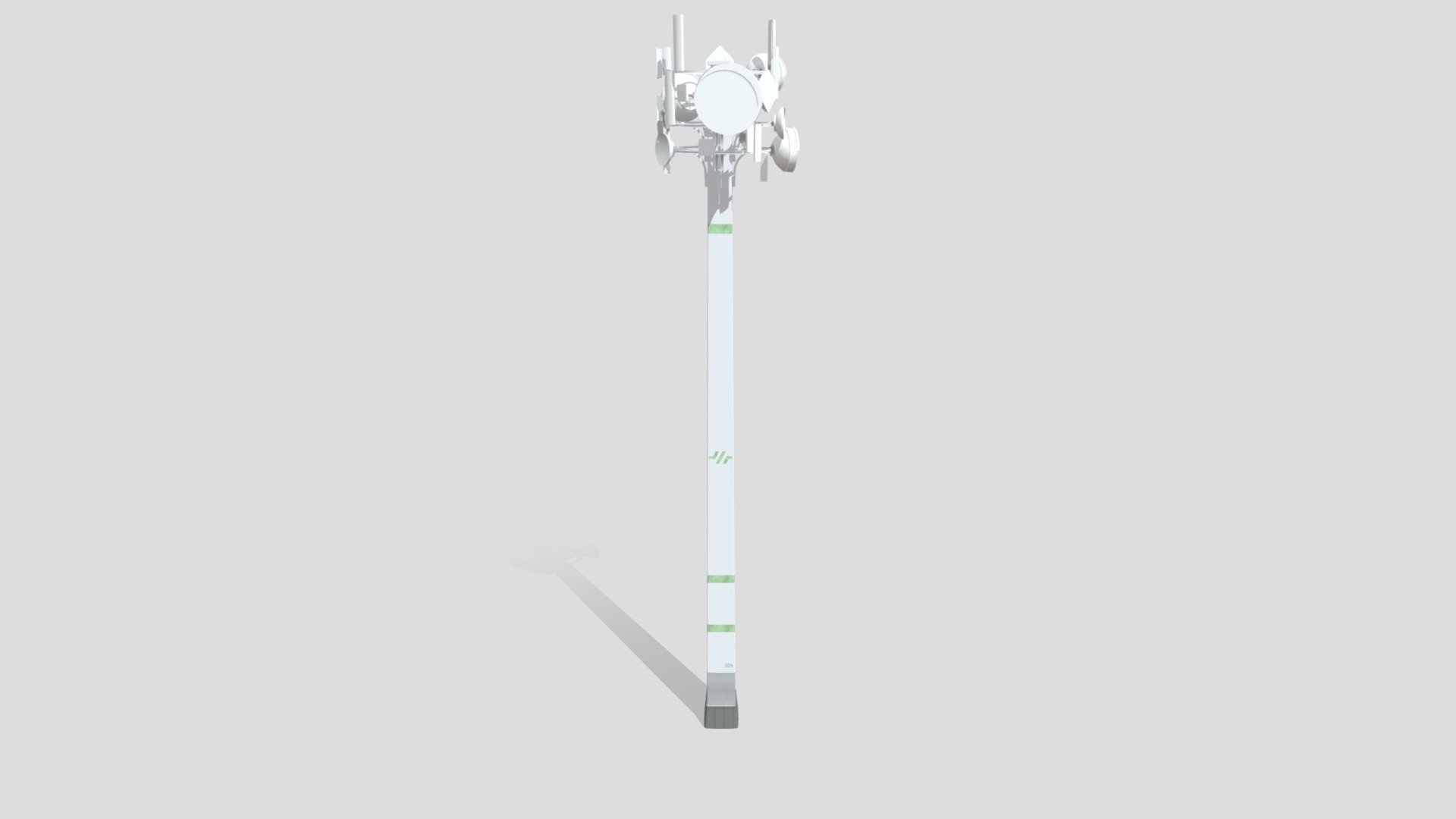Sci-fi Communication Tower V2 004 - 3D model by ammarmr [3a71178 ...