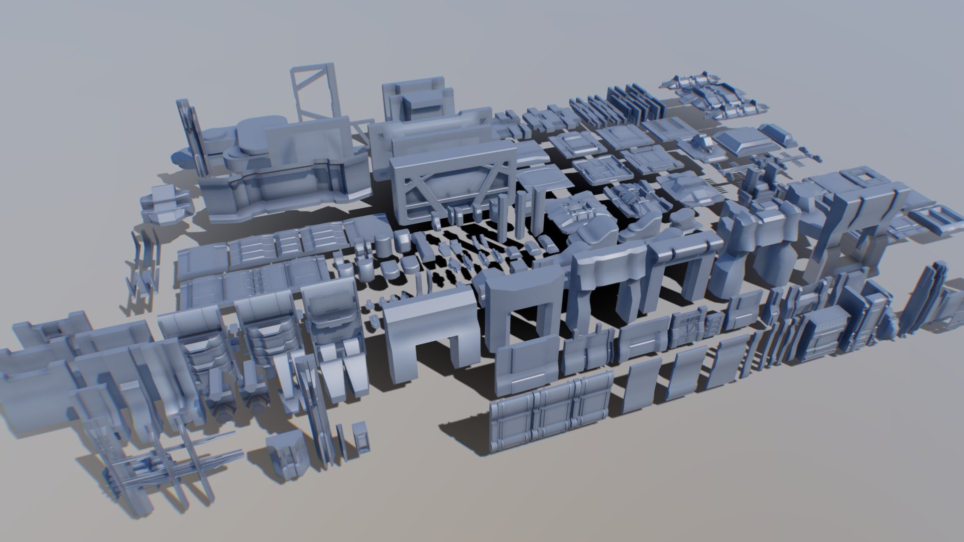 kitbash elements set 02 - 3D model by 𝖟𝖙𝖗𝖟𝖙𝖗 (@ztrztr3) [3a712e7 ...