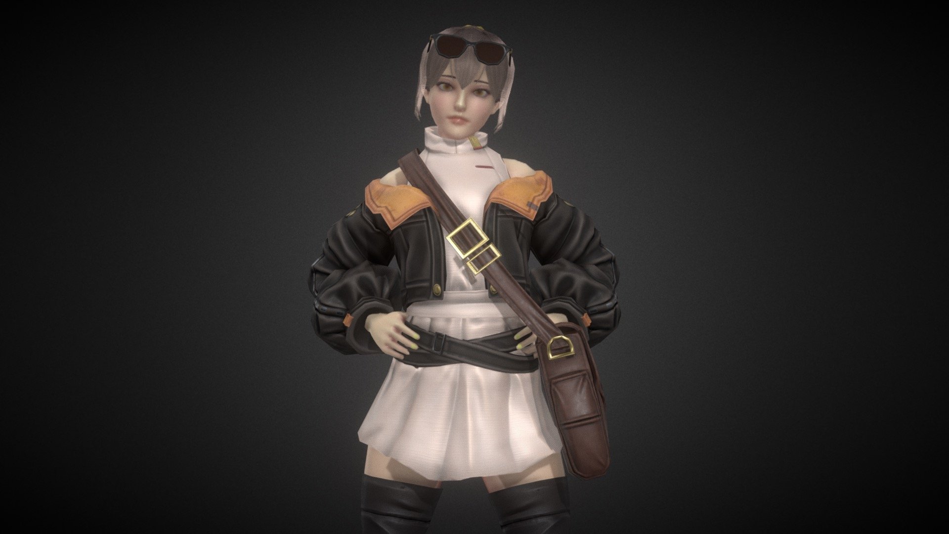 Summer Stelle with Ponytail - 3D model by Vito Nathan ...