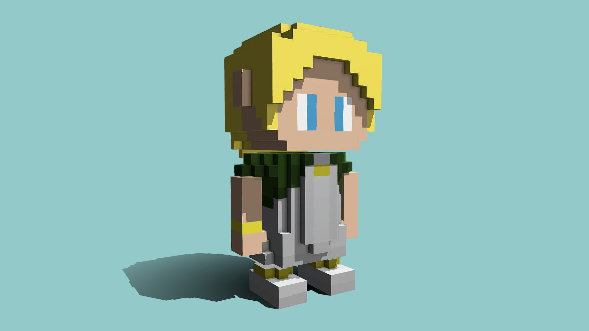 Main character for a game jam - Animations - Download Free 3D model by ...