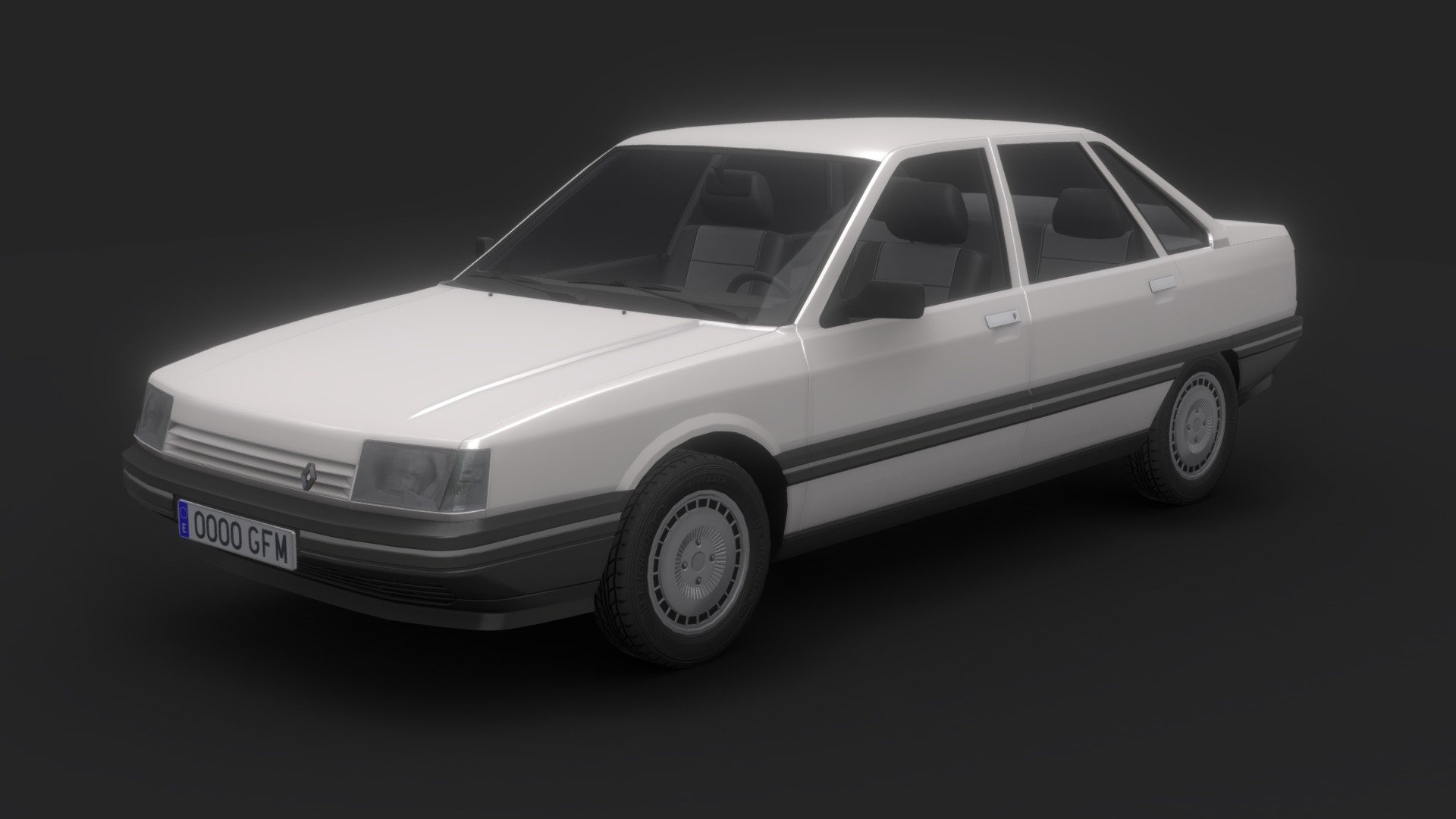 Renault 21 - 3D model by codexito [3a731ea] - Sketchfab
