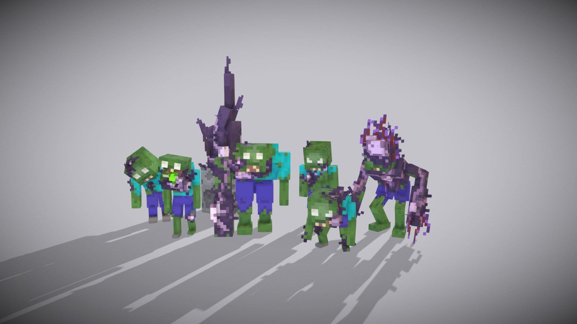 Zombie Corruption Preview - 3D model by PixelBarrel [3a74d91] - Sketchfab