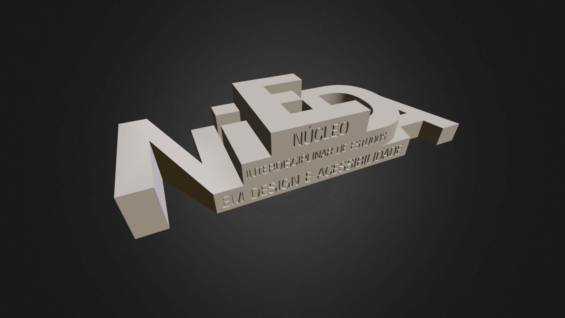 Logo NIEDA - 3D model by vdamiani [3a76745] - Sketchfab
