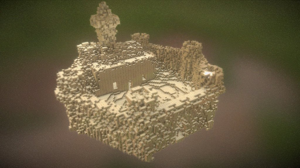 Voxel Castle Ruins - Download Free 3D model by ayvlasov [3a76e82] - Sketchfab