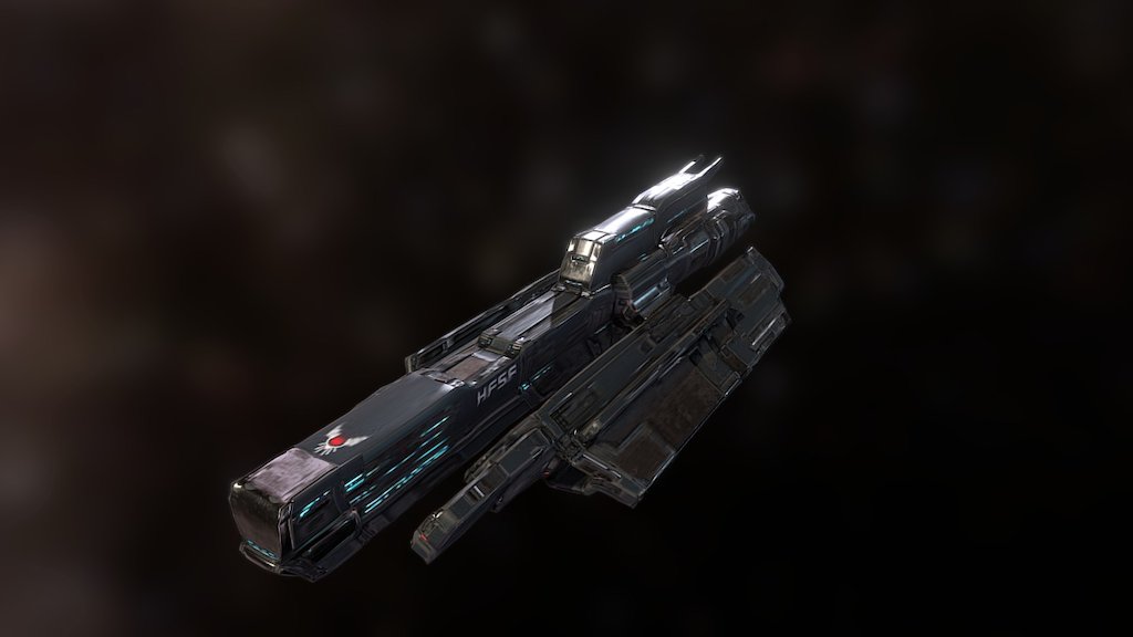 HFSF Military Shuttle - 3D model by fwsgames [3a7aedc] - Sketchfab