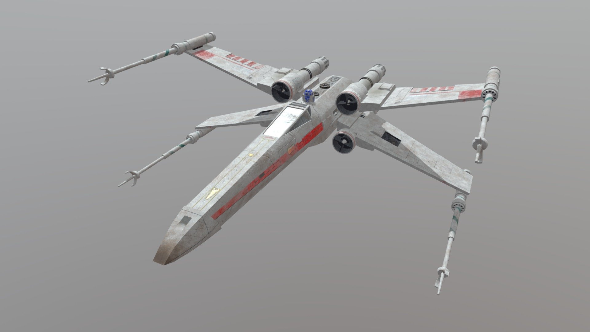 Star Wars X-Wing - 3D model by Sergdenk [3a7b246] - Sketchfab