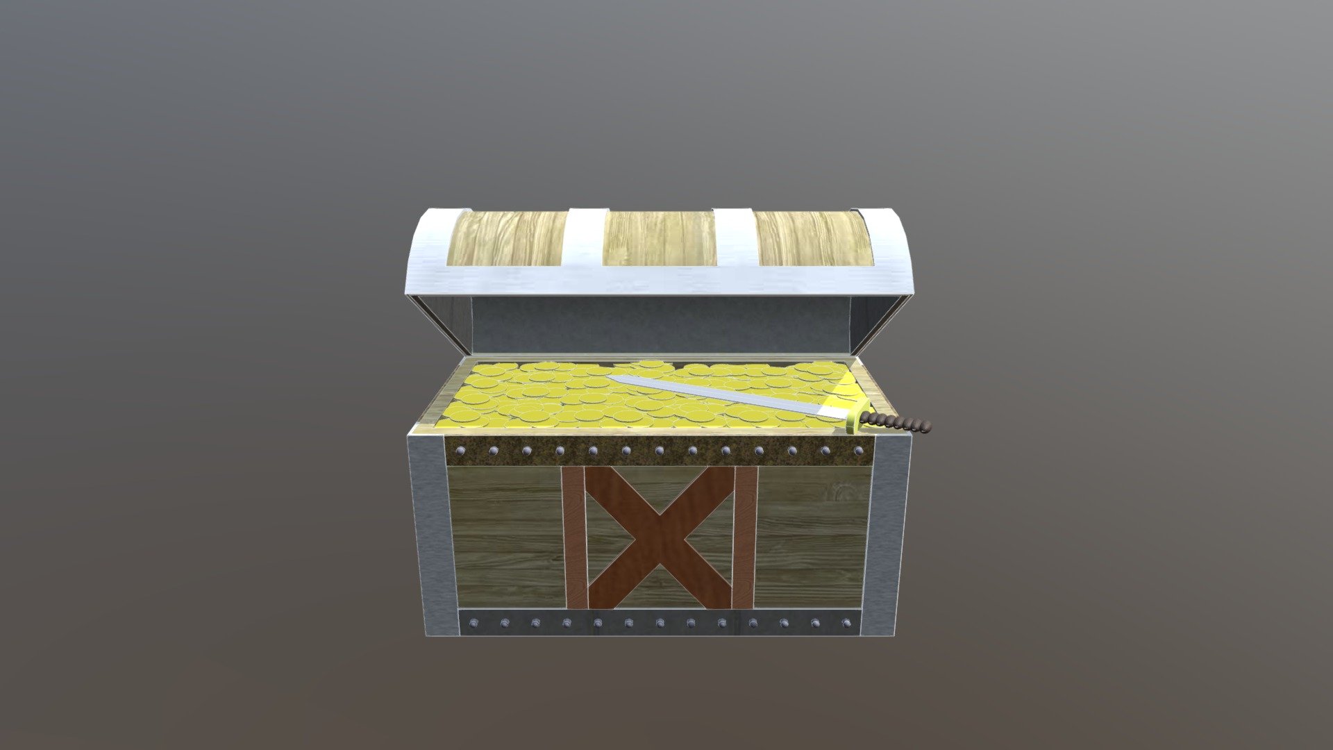 Treasure Chest - 3D model by wxam [3a7d296] - Sketchfab