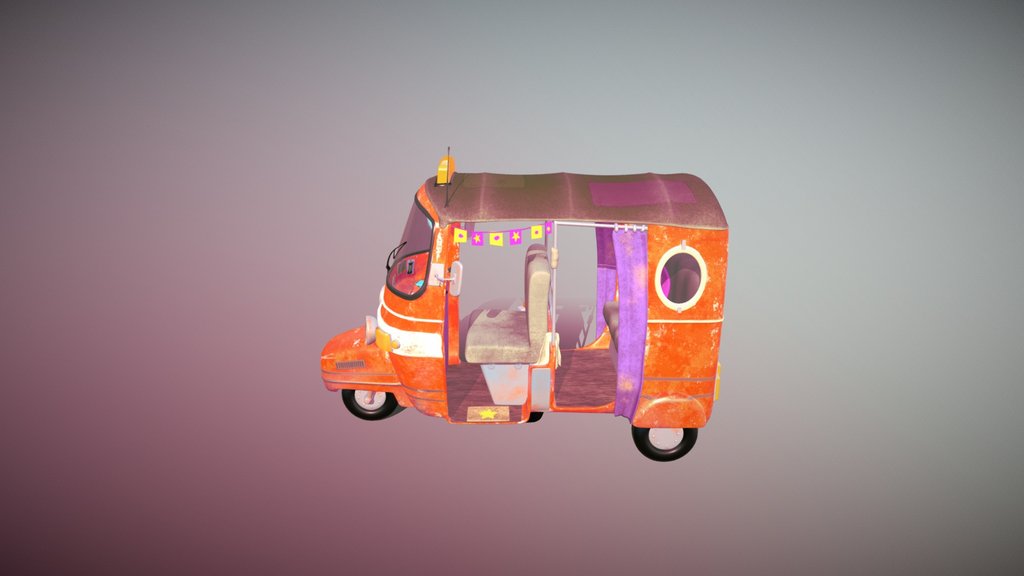 tuktuk - A 3D model collection by tryzo.mique - Sketchfab