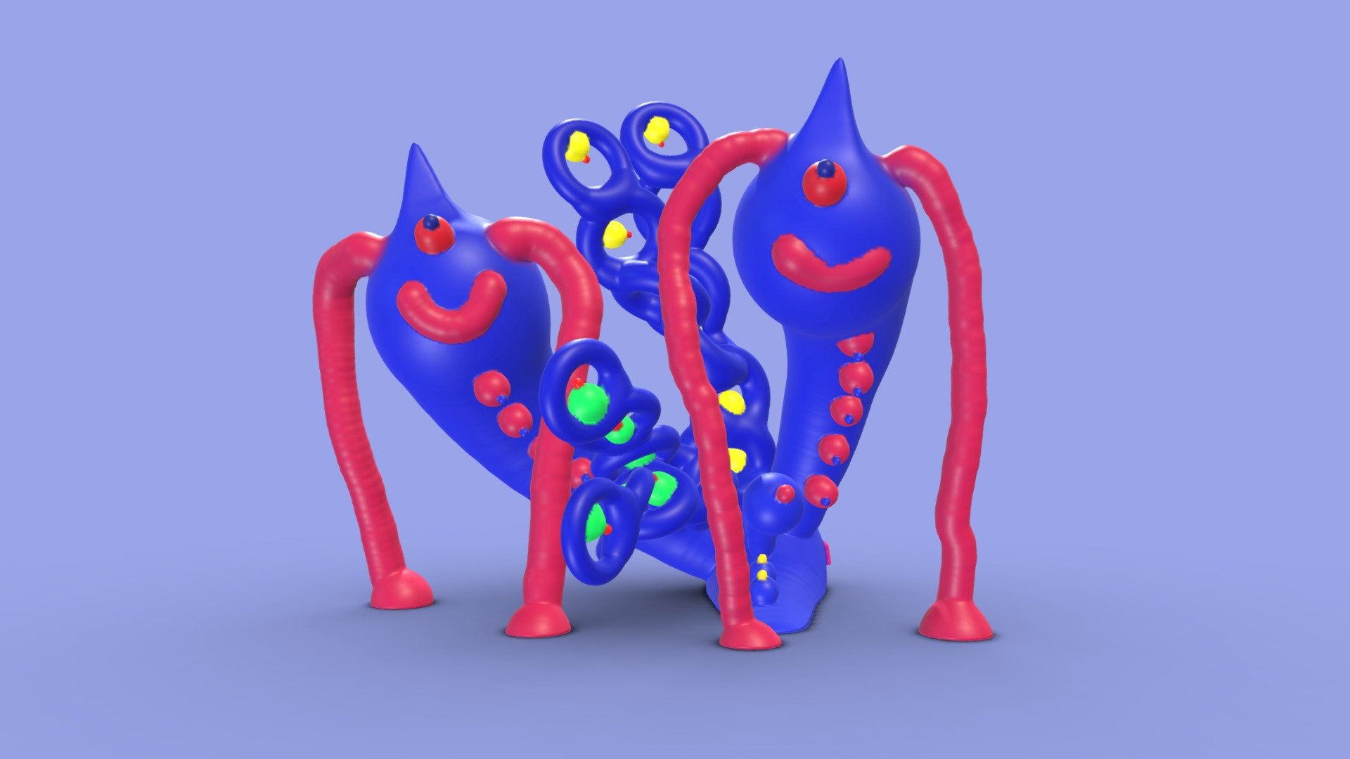 Duo III - 3D model by Kalman Pool (@kalmanpool) [3a820ec] - Sketchfab