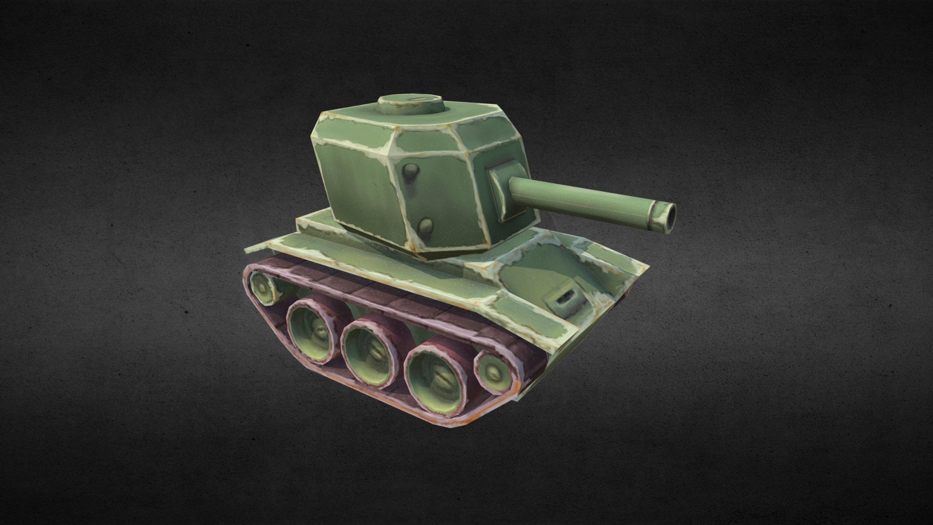 Stylized light tank - 3D model by topSSSpot [3a82433] - Sketchfab