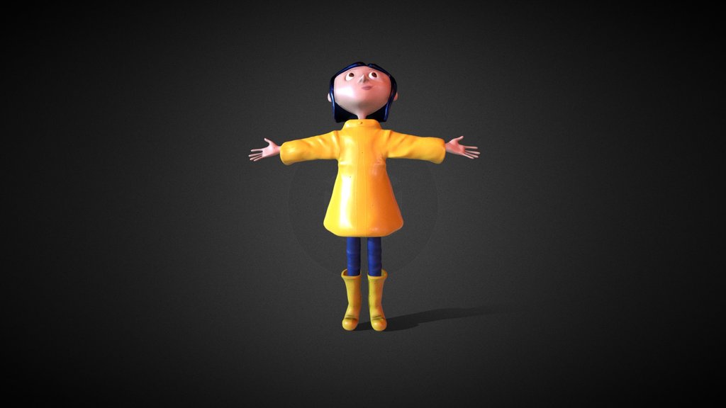 Coraline Jones from Coraline - A 3D model collection by 20th Century ...