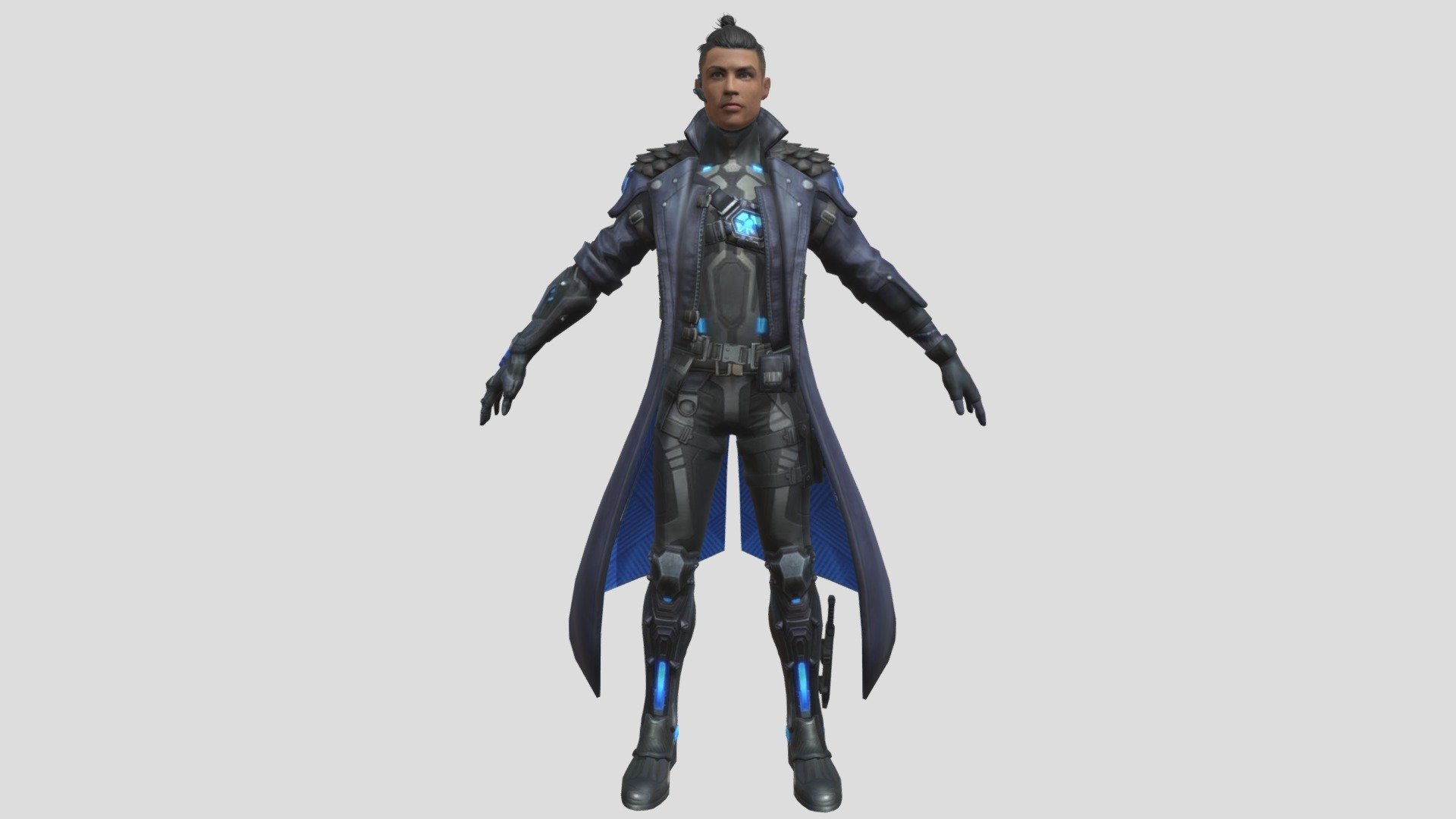 Free fire Chrono charector 3D model - Download Free 3D model by ...