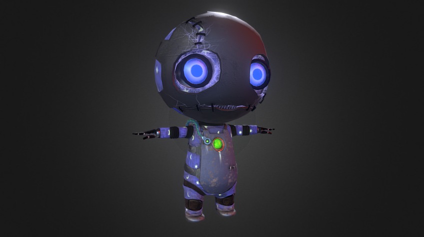 RobotChild Hero - 3D model by Janoshx [3a8494e] - Sketchfab