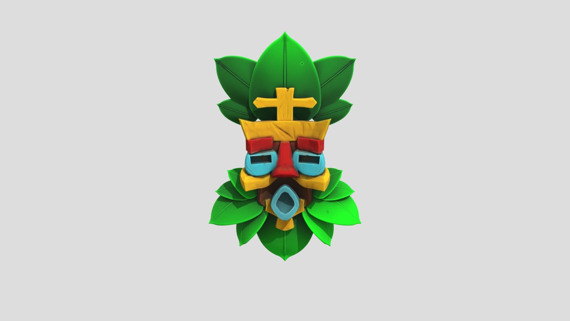 Hawaiian Mask Tiki - Buy Royalty Free 3D model by LuizDragon [3a85ac2 ...