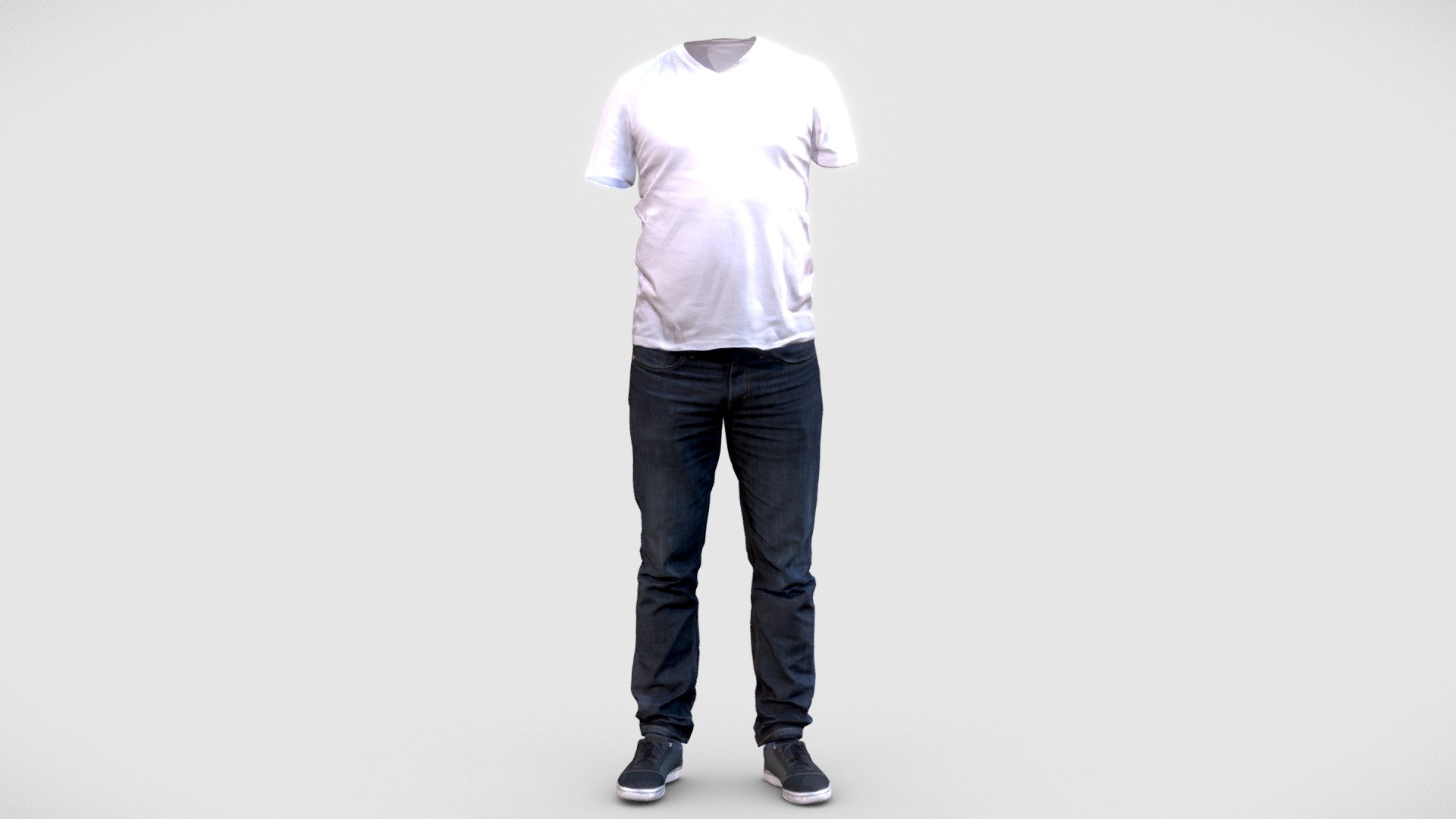 Realistic Human Man Clothes Scan - Male Body - Buy Royalty Free 3D ...