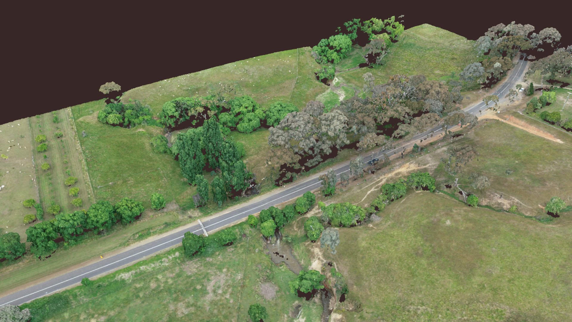 Indigo Creek Road - 3D model by Alpine Survey and Mapping ...