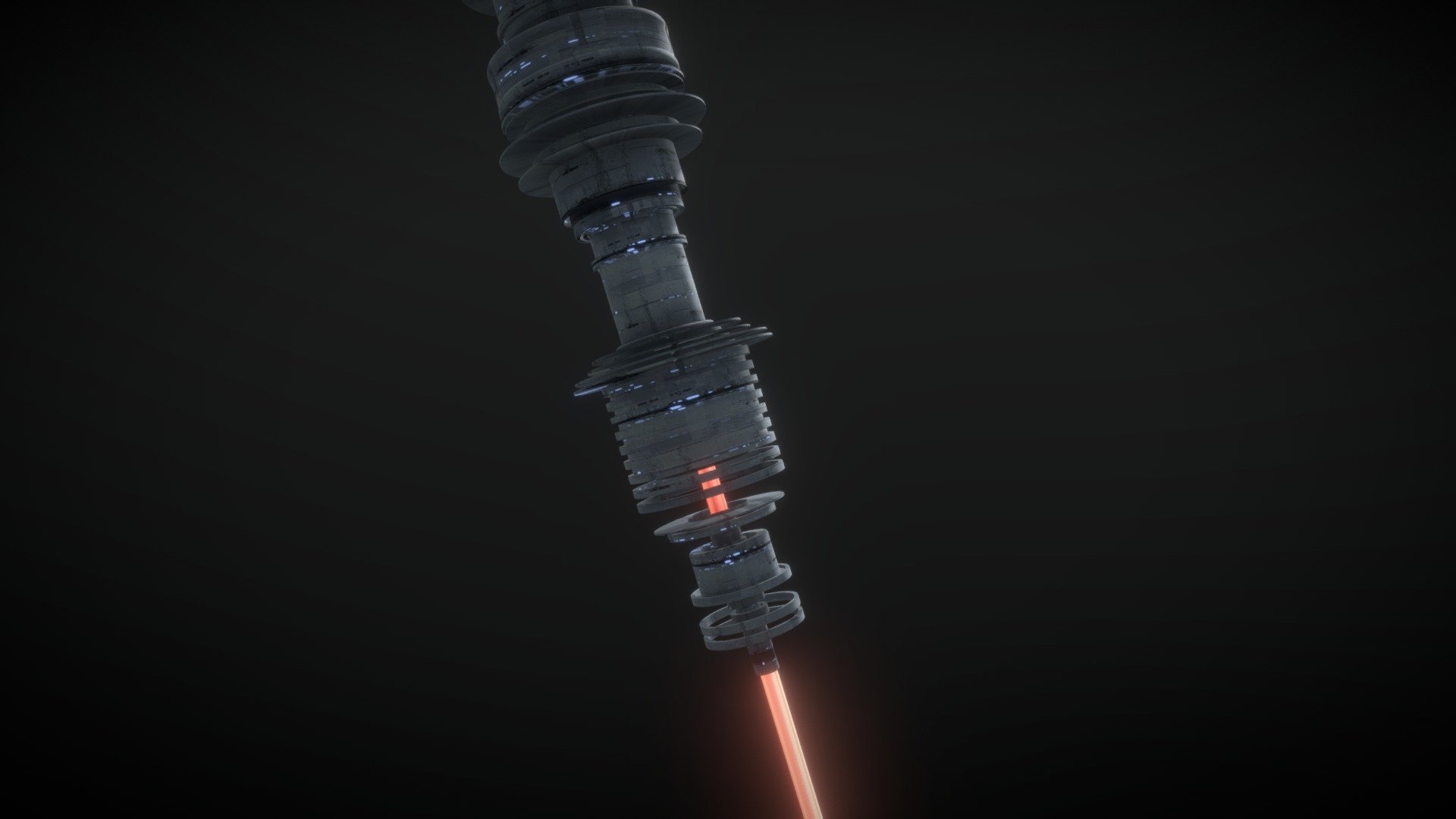 Orbital Space Station Assembling & Firing Laser - Download Free 3D ...