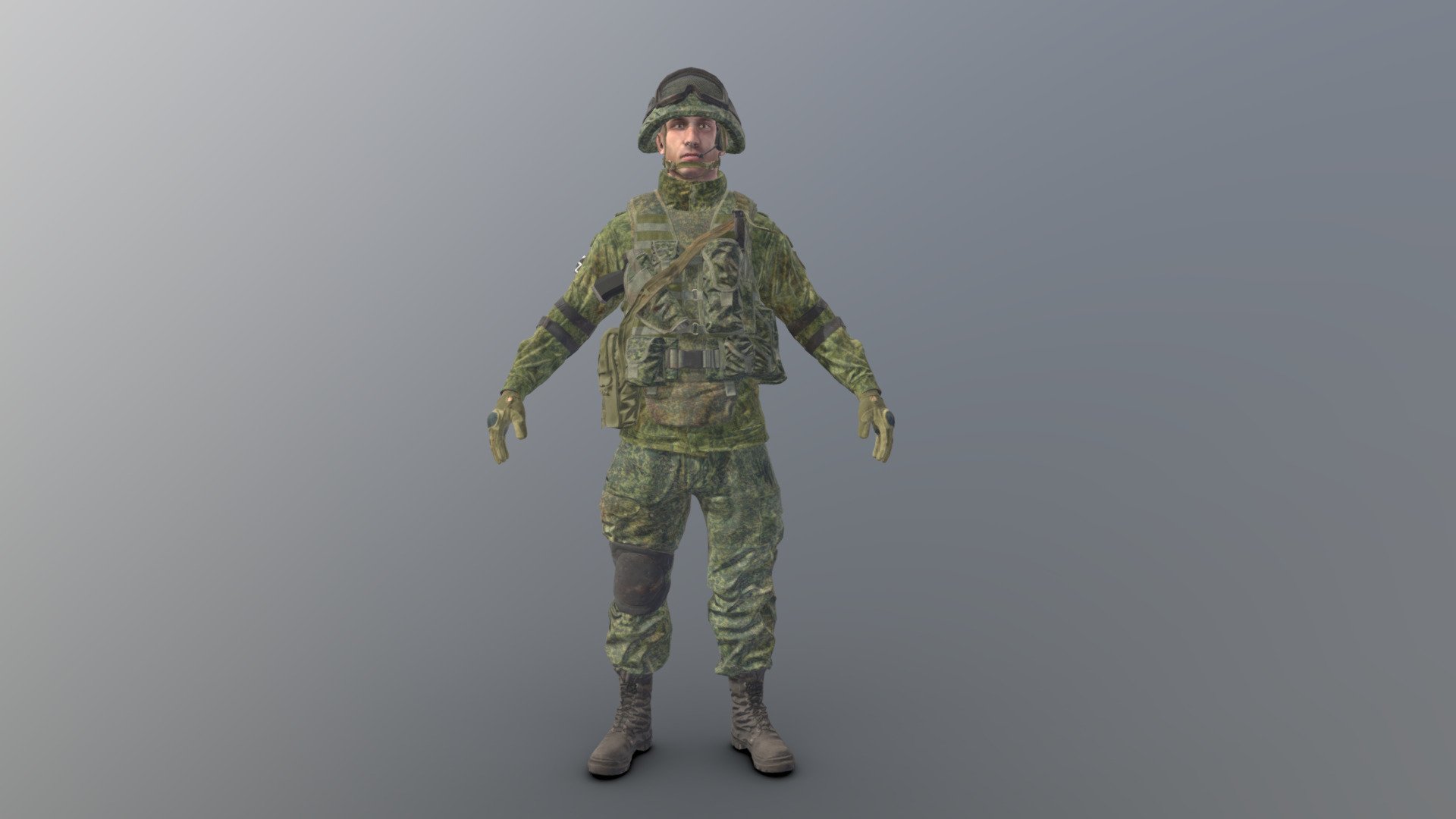 Russian infantry medic - Download Free 3D model by 42manako [3a8799a ...