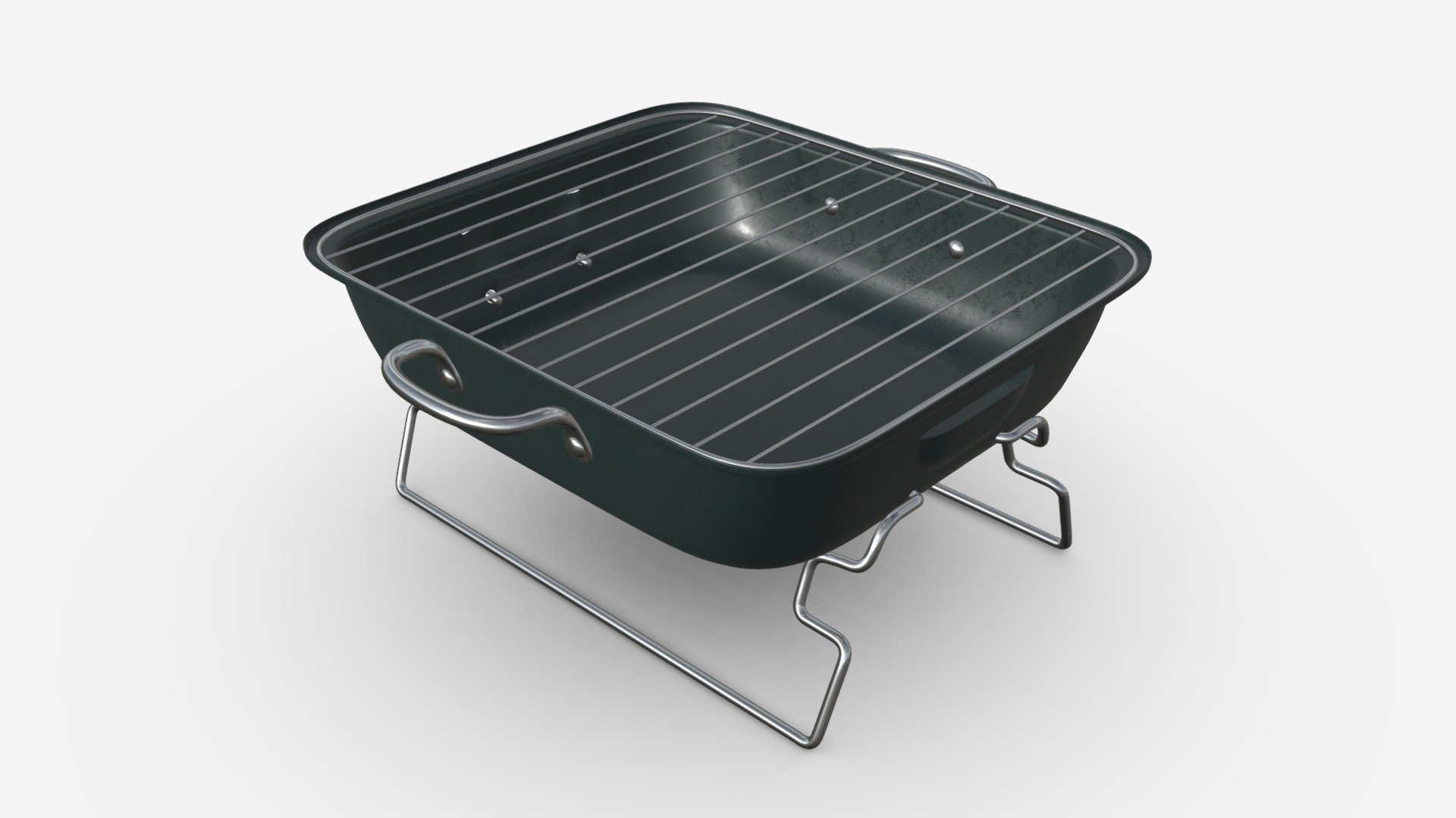 Portable steel grill bbq small - Buy Royalty Free 3D model by HQ3DMOD ...