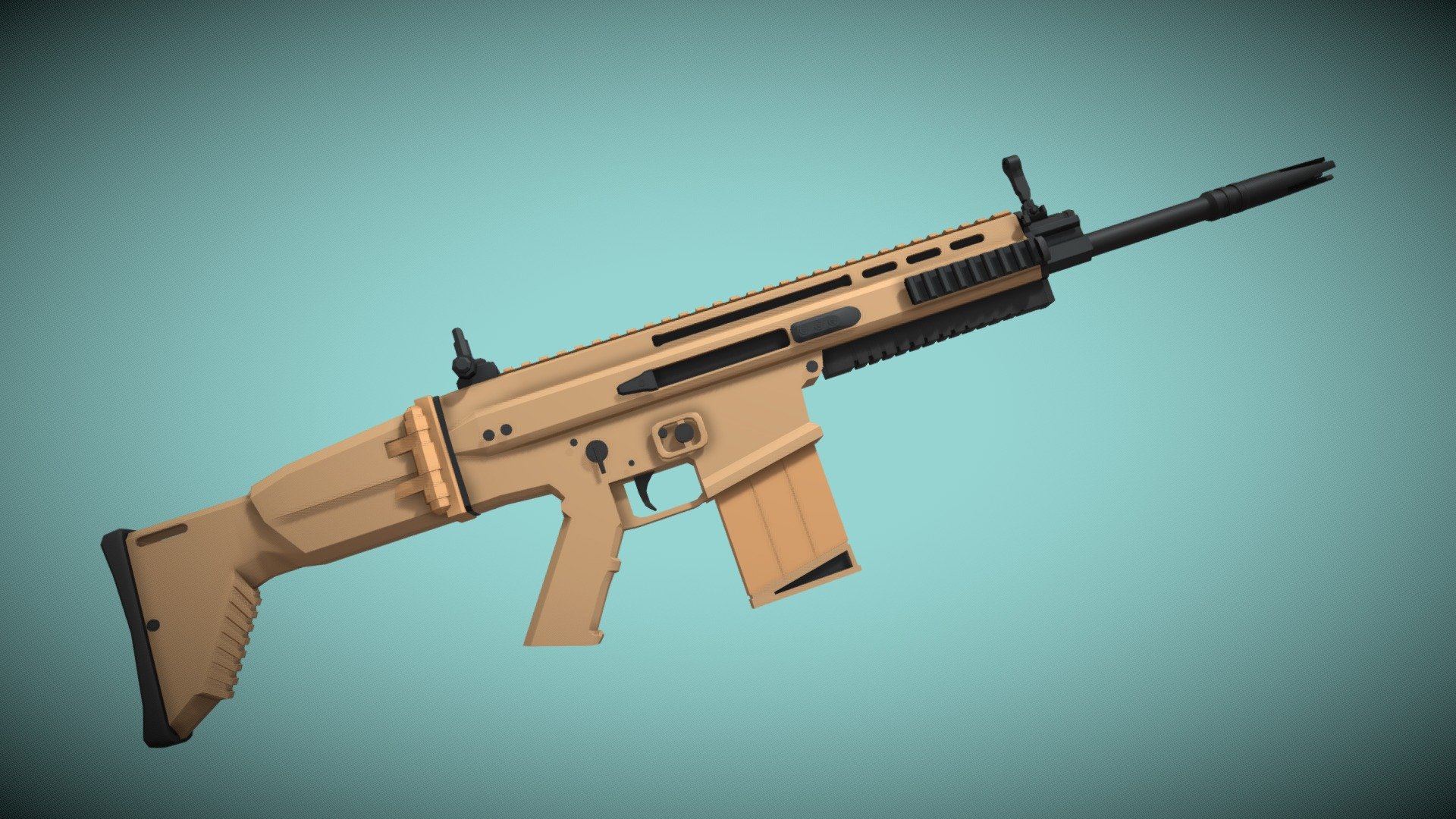 Low Poly Scar H - Download Free 3D model by DJHaski [3a89338] - Sketchfab