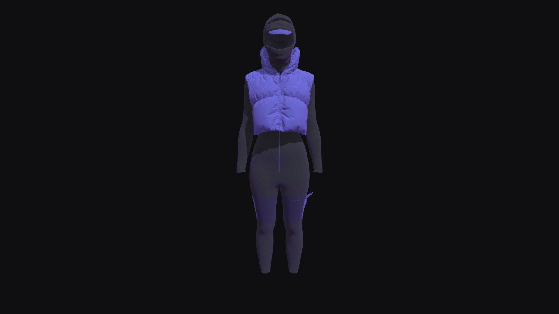 5-FBX-Bike Padding Vest - 3D model by chusnandez [3a89b31] - Sketchfab
