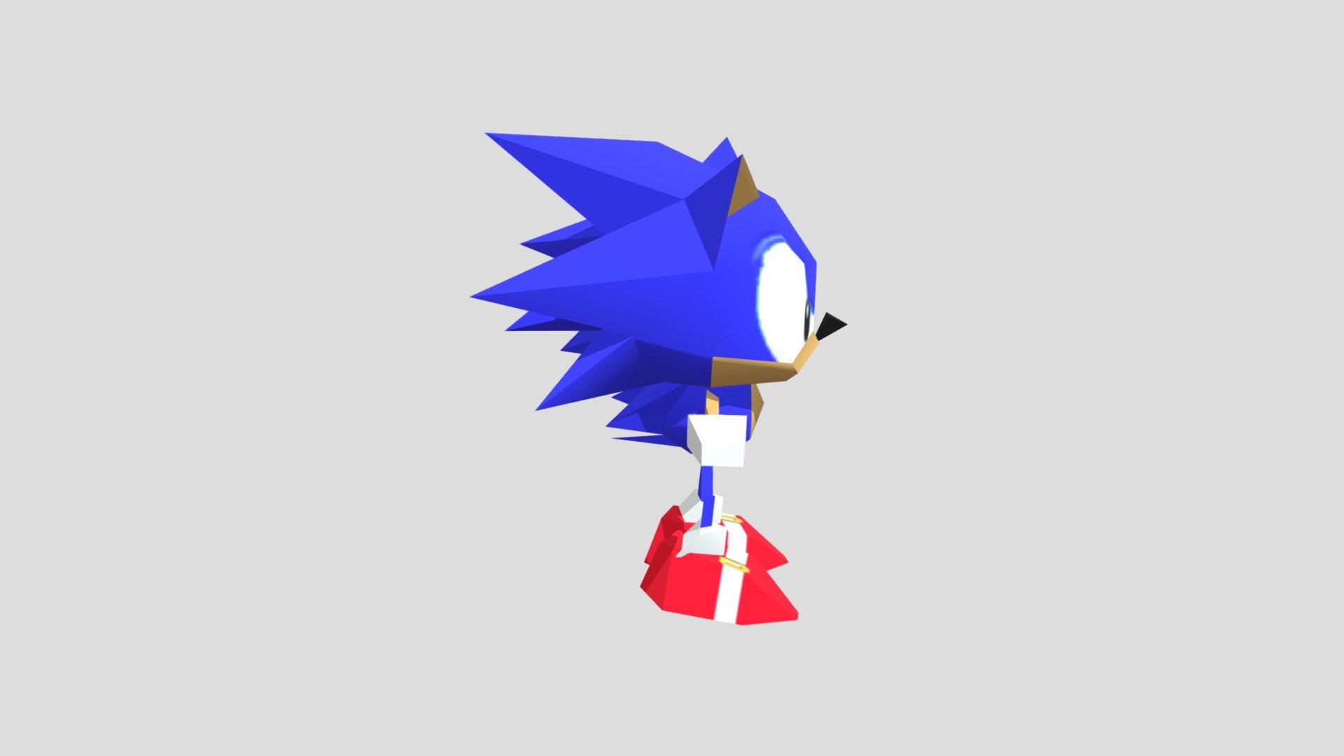 Sonic in color - Download Free 3D model by gavinwgunn [3a89e56] - Sketchfab
