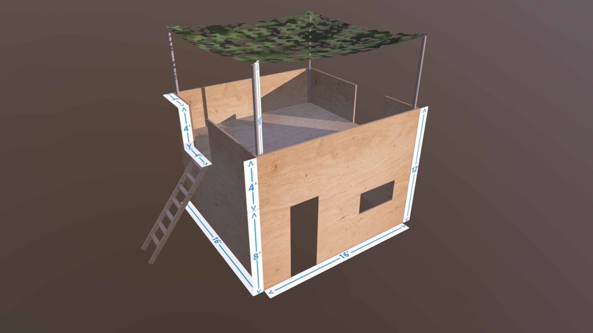 Airsoft Tower First Pass - 3D model by 33Arrow33 [3a8a579] - Sketchfab