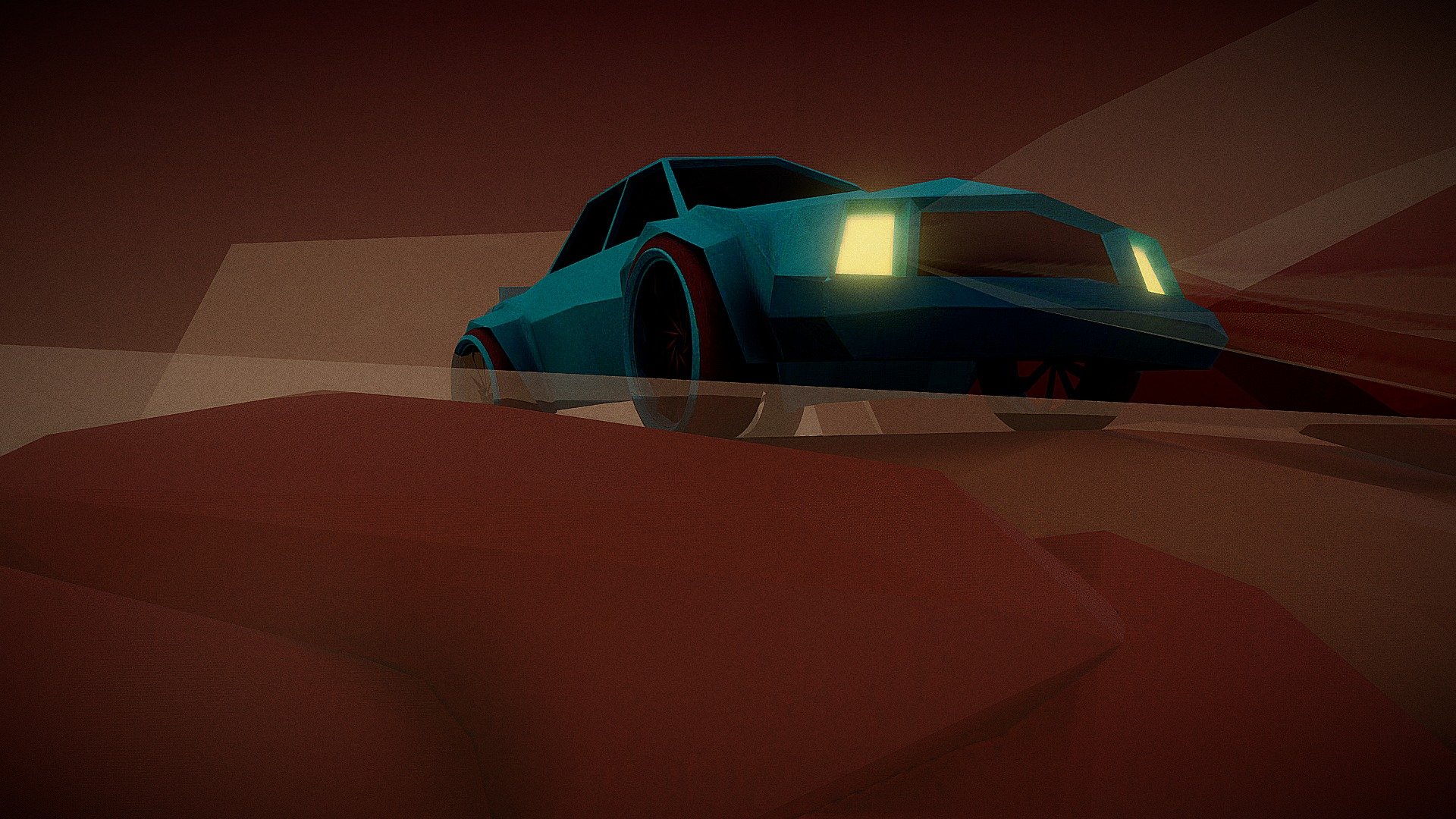 Desert Trip (Low poly) - Buy Royalty Free 3D model by Marcin Lubecki ...