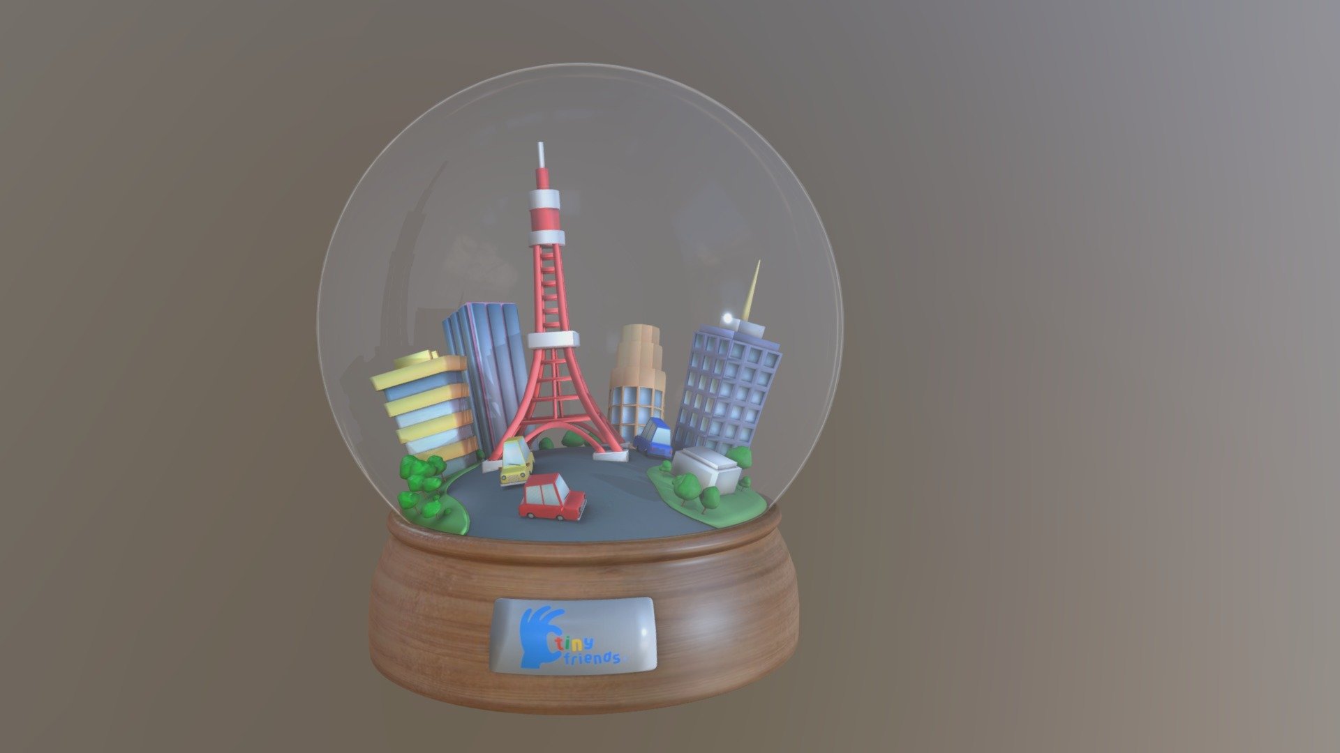 Tokyo Tower - Diorama - 3D model by TinyFriends [3a8c4eb] - Sketchfab