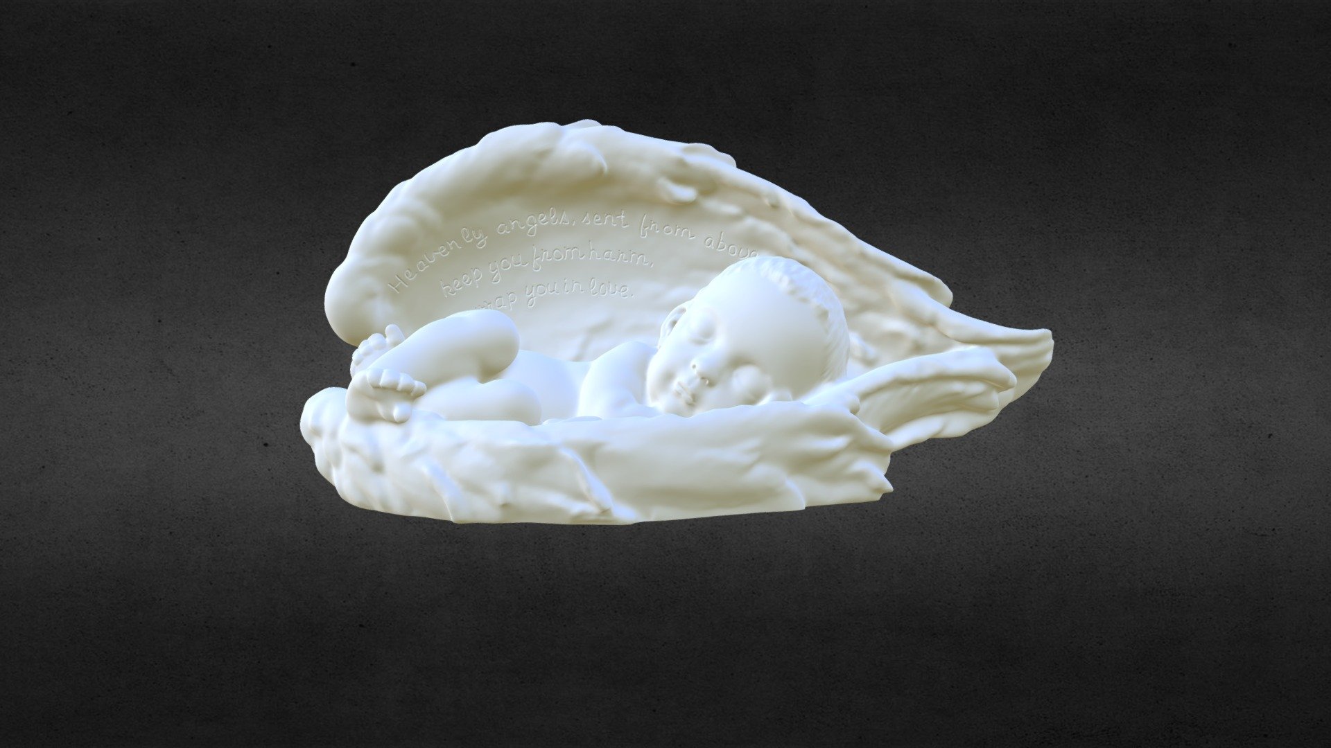 sleeping baby in shell - Buy Royalty Free 3D model by Sigi_2_0 (@sigi ...