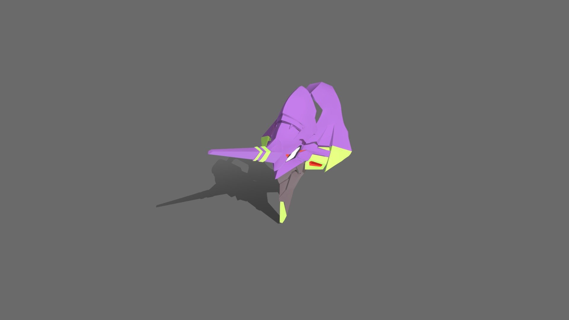 Evangelion Unit 01 head Printable - Download Free 3D model by chibi ...