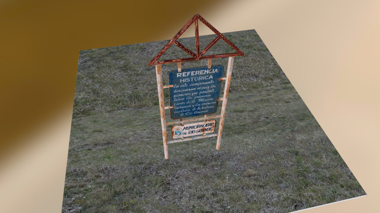 letrero - 3D model by imhicihu [3a8d969] - Sketchfab