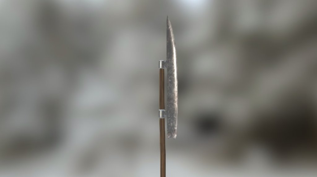Viking Village - Halberd - 3D model by Game Ready Art (@jesperbj ...