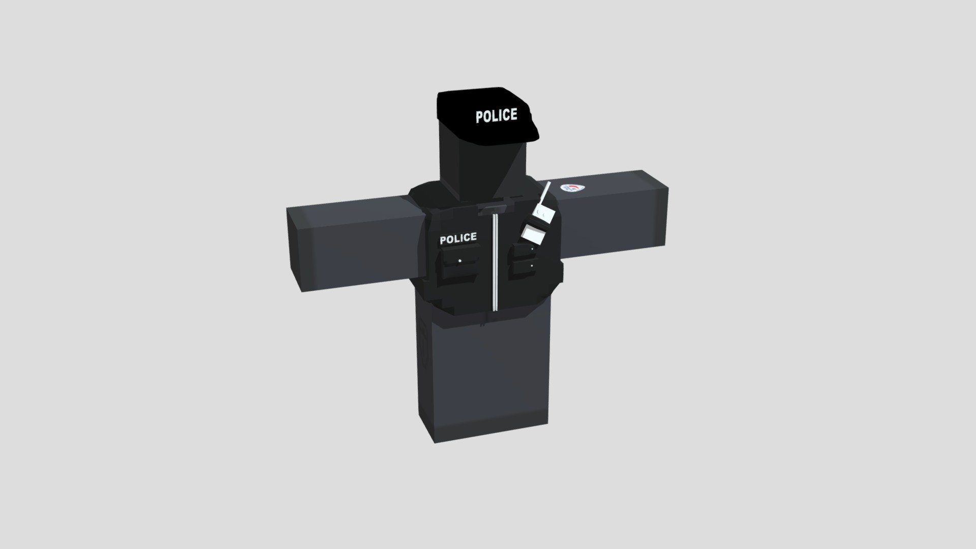 Unturned French Police 3d Model - 3D model by max.developperfb [3a8f0de ...