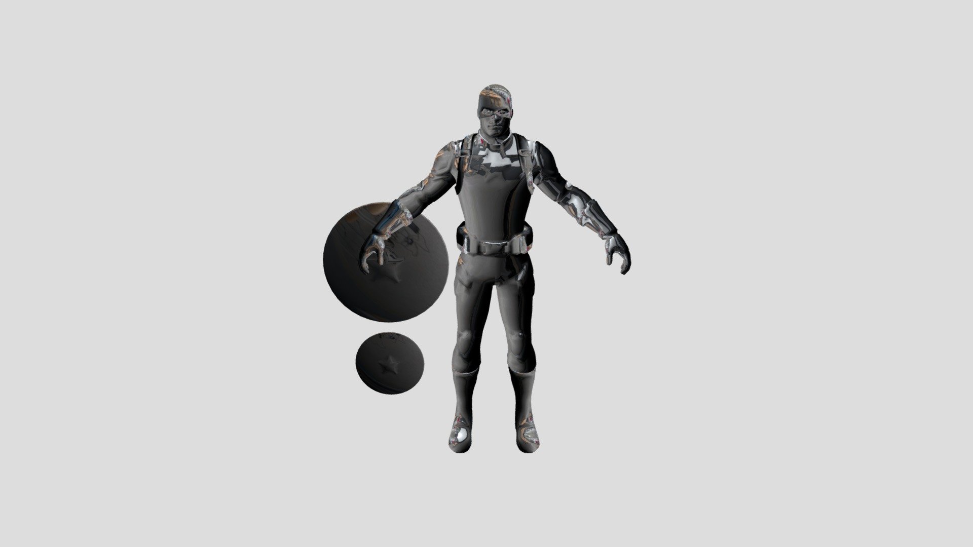 Captain America - Download Free 3D model by TheSitthikorn [3a8fabd ...