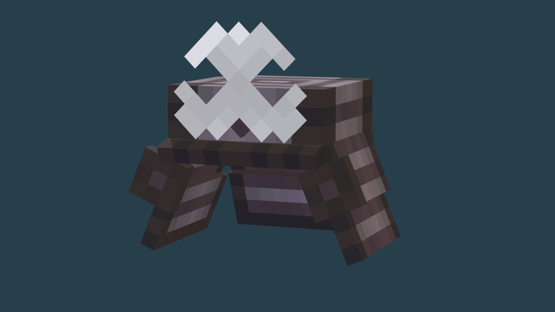 Netherite Samurai Helmet (Minecraft Armor) - 3D model by Bdog ...