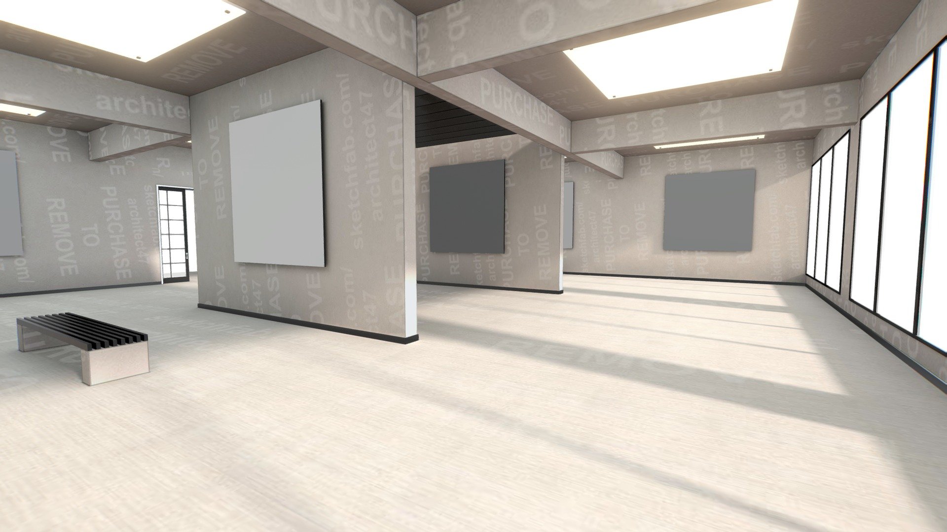 Virtual Reality ART Gallery "Insta" Upd 12/2022 - Buy Royalty Free 3D ...
