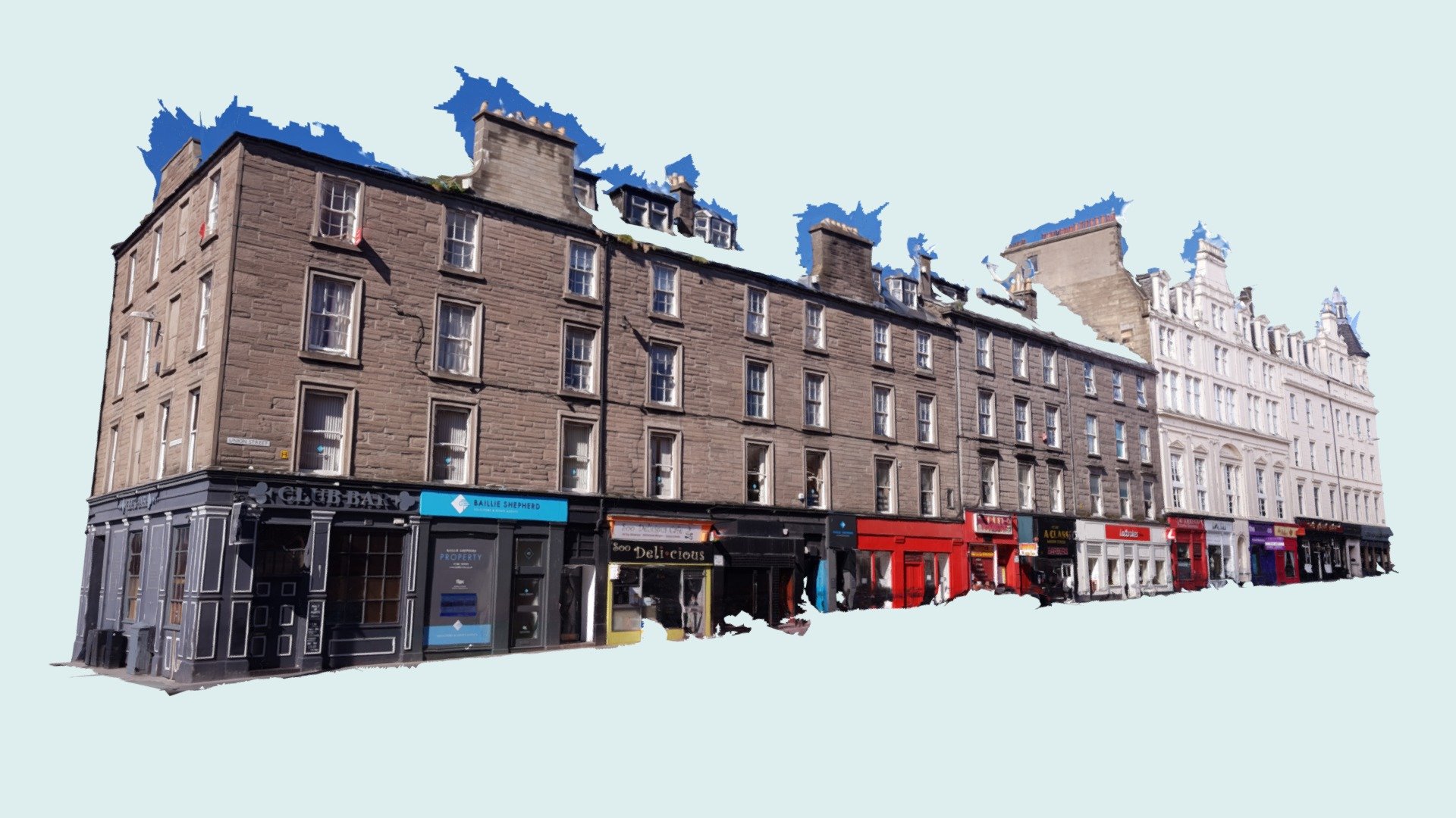 Dundee, city centre (Block E, UnionW) - Download Free 3D model by ...