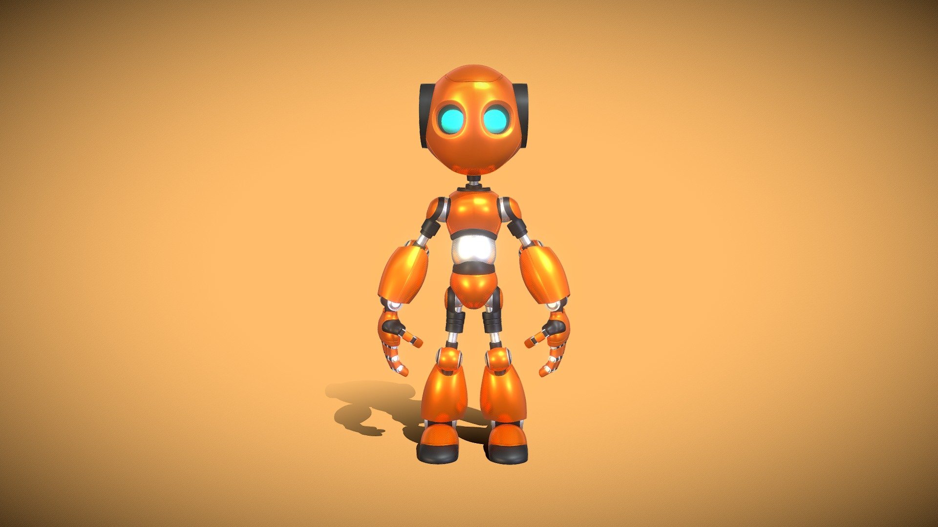 Robot Character RC02 - Buy Royalty Free 3D model by Sandeep Choudhary ...