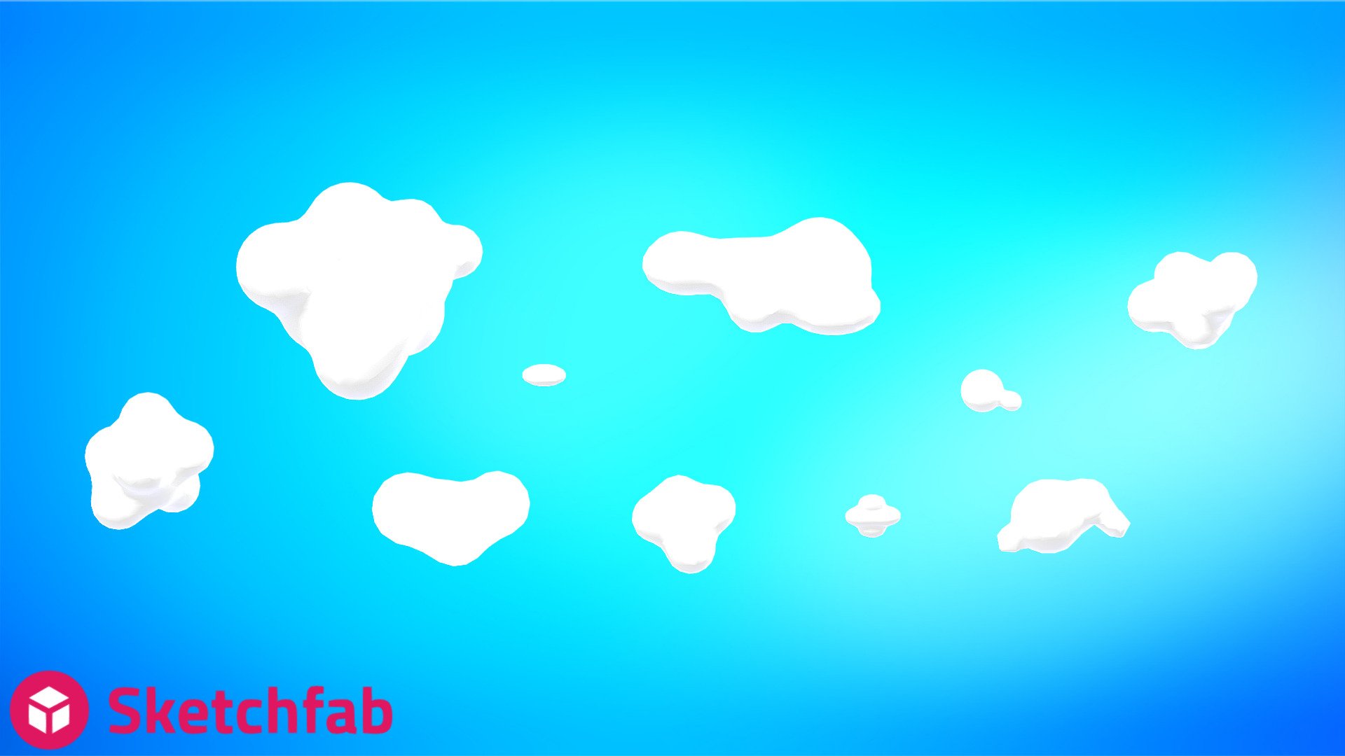 10 Cartoon Cloud Asset Pack - Buy Royalty Free 3D model by Sam3D ...