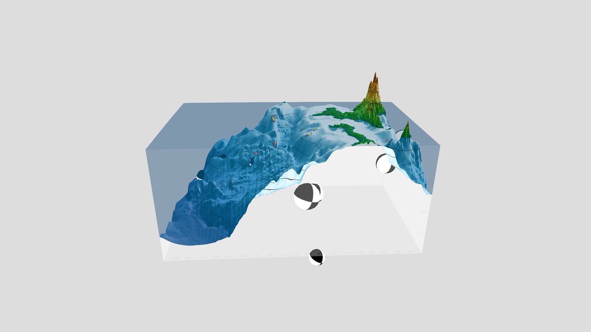 3D model of Tanaga Island, Alaska - 3D model by Chua Bing Hong ...