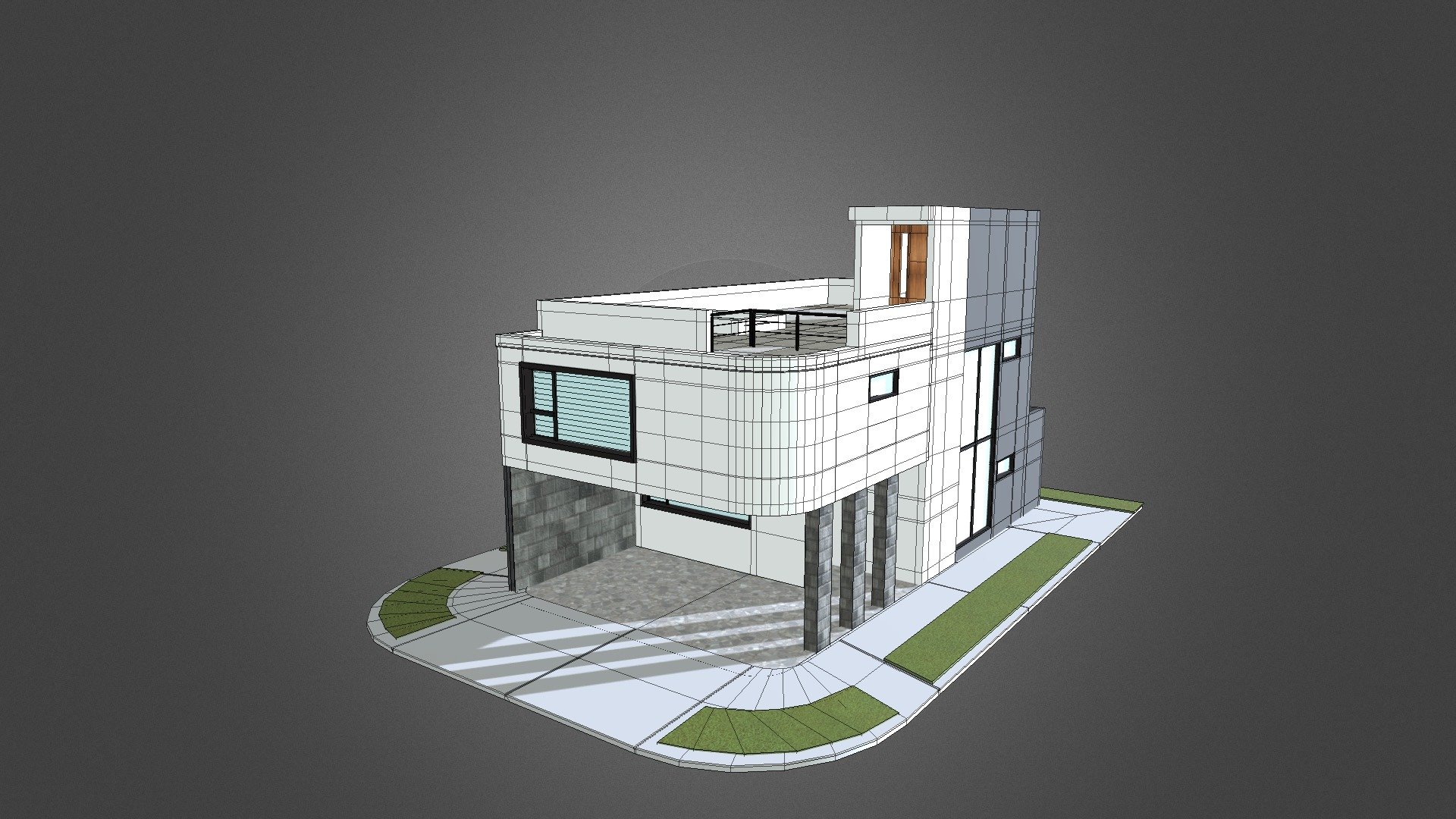 Wireframe - 3D model by Marcos De Anda (@MarcosDeAnda) [3a9847b ...